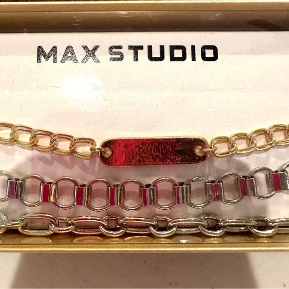 Max Studio | Jewelry | New In Box Set Of 3 Bracelets By Max Studios ...